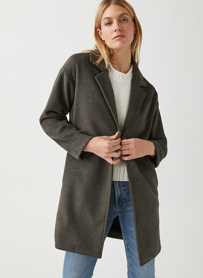 Ada Coat in Charcoal – Moonpenny